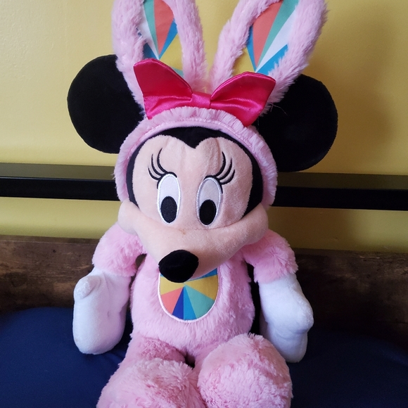 Toys | Disney Minnie Mouse Easter Bunny 18 Plush | Poshmark